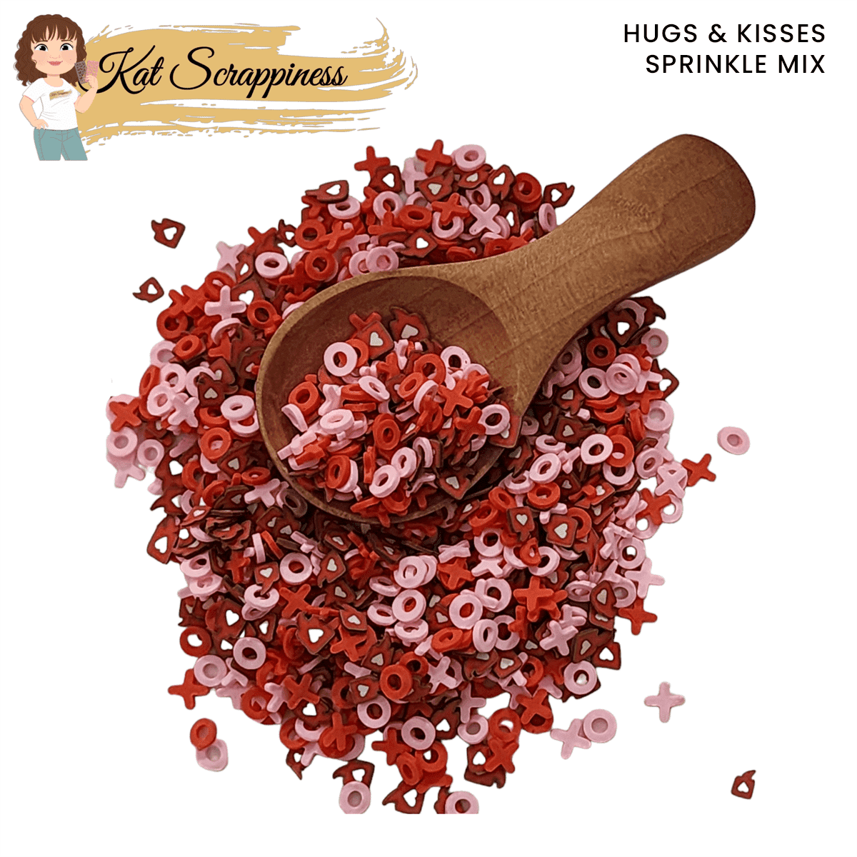 Hugs & Kisses Sprinkle Mix – Kat Scrappiness