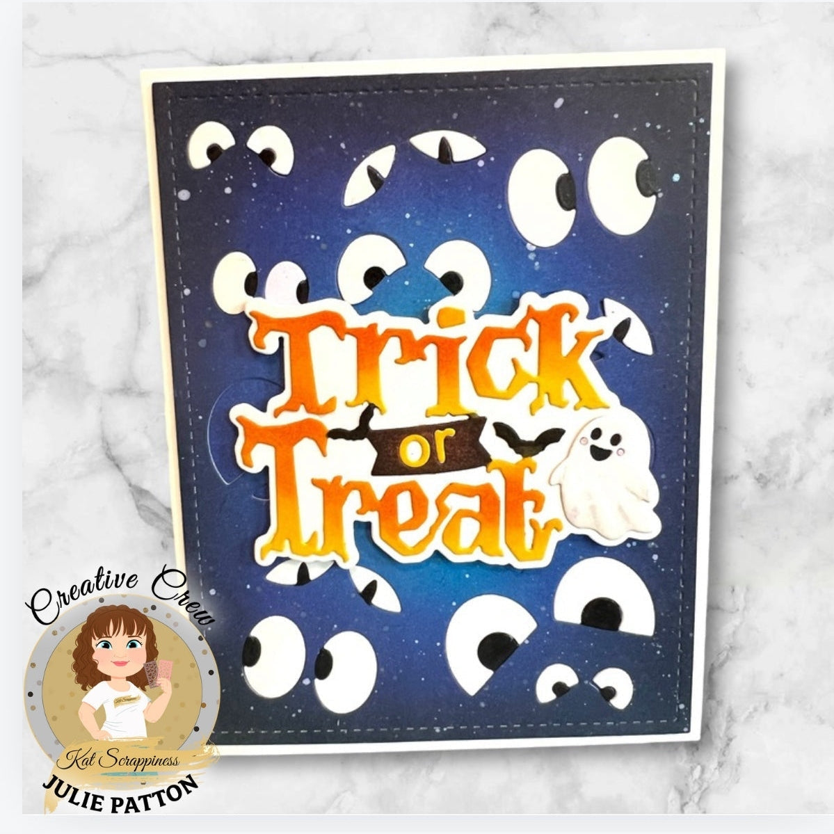 Ghostly Trick or Treat Shadow Sentiment Craft Die – Kat Scrappiness