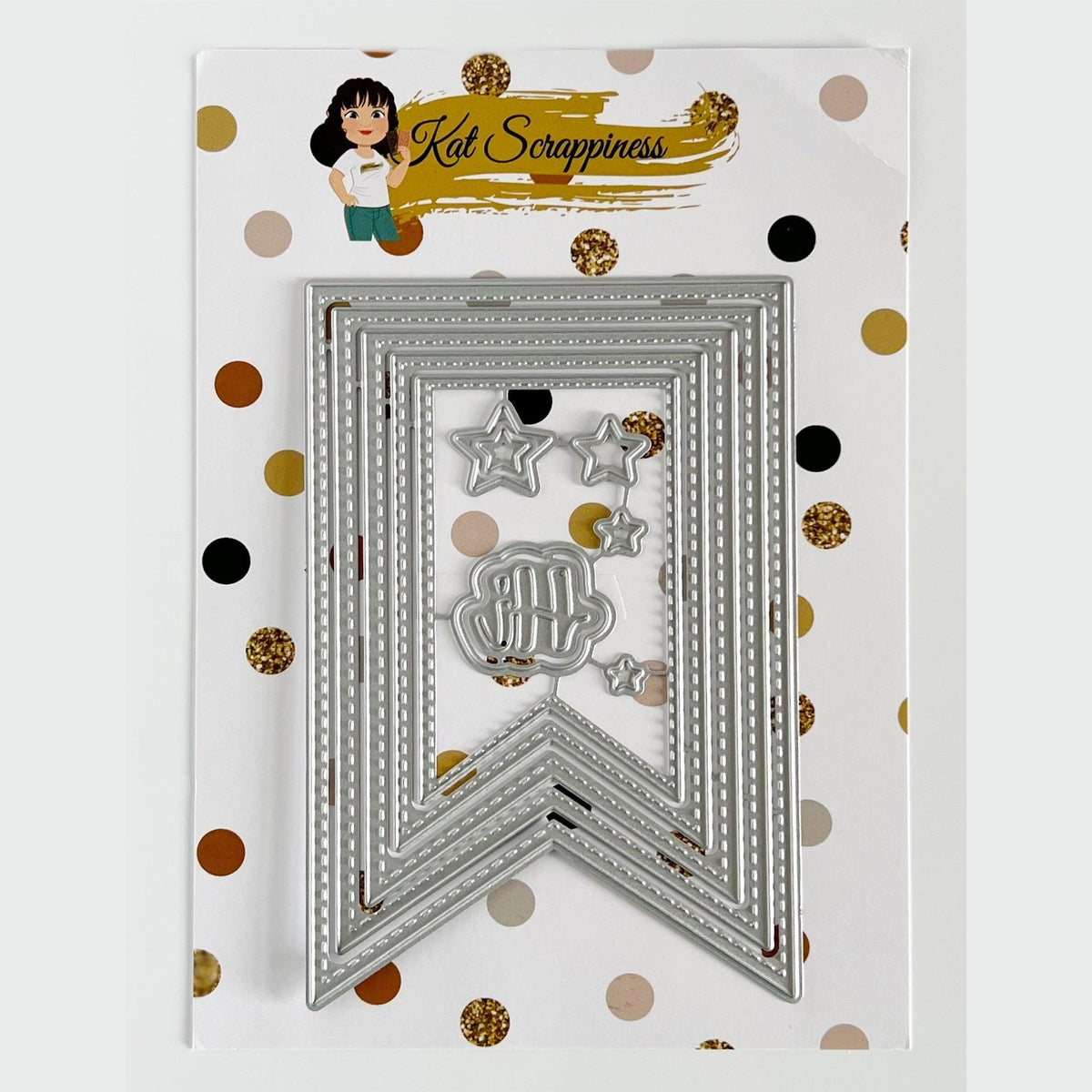 Nesting Fishtail Banner Dies – Kat Scrappiness