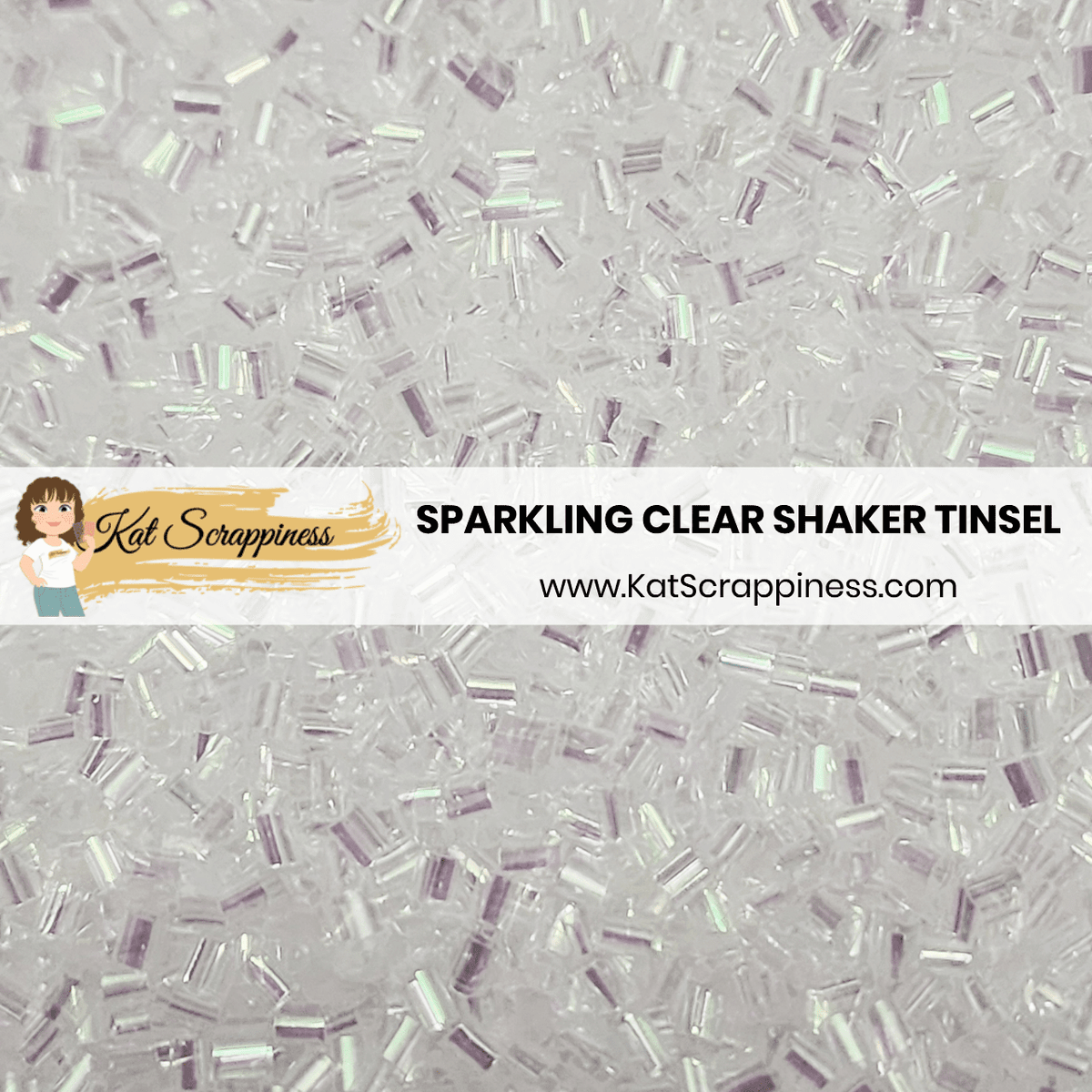 Sparkling Clear Shaker Tinsel – Kat Scrappiness
