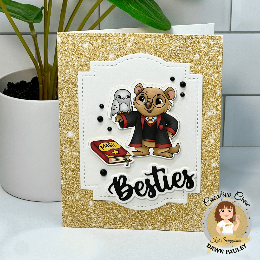 "Besties" Shadow Sentiment Craft Die – Kat Scrappiness