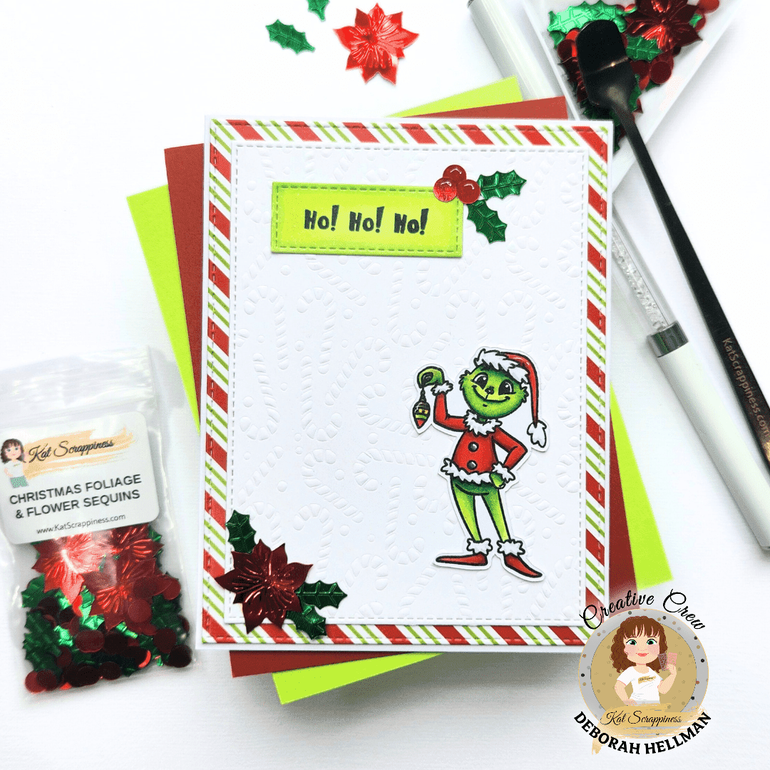 Candy Cane 6x6 Stencil – Kat Scrappiness
