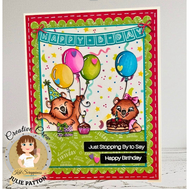Birthday Quokka 6x6 Paper Pad – Kat Scrappiness