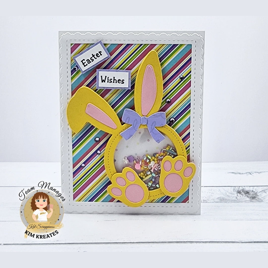 Easter Bunny Shaker Card Craft Dies – Kat Scrappiness