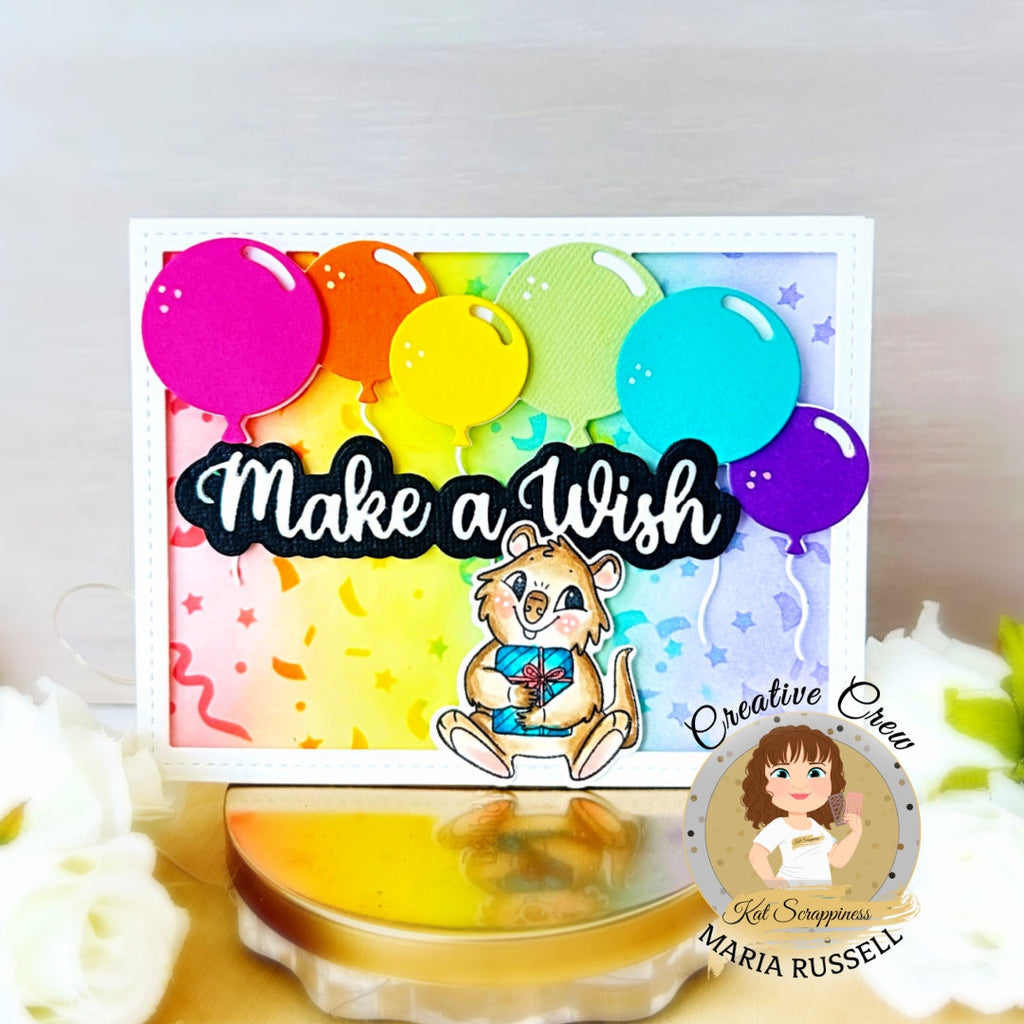 Confetti Party 6x6 Stencil – Kat Scrappiness