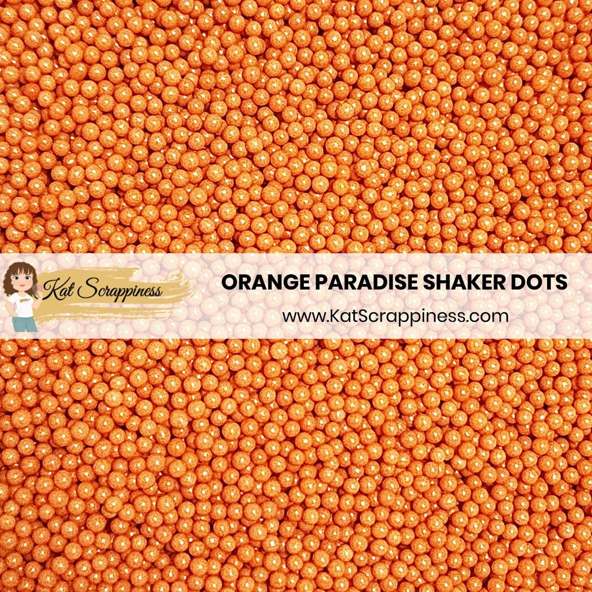 Orange Paradise Shaker Dots – Kat Scrappiness