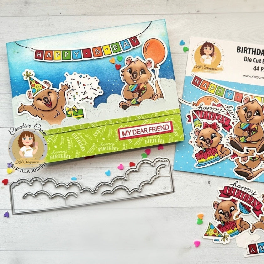 Birthday Quokka 6x6 Paper Pad – Kat Scrappiness