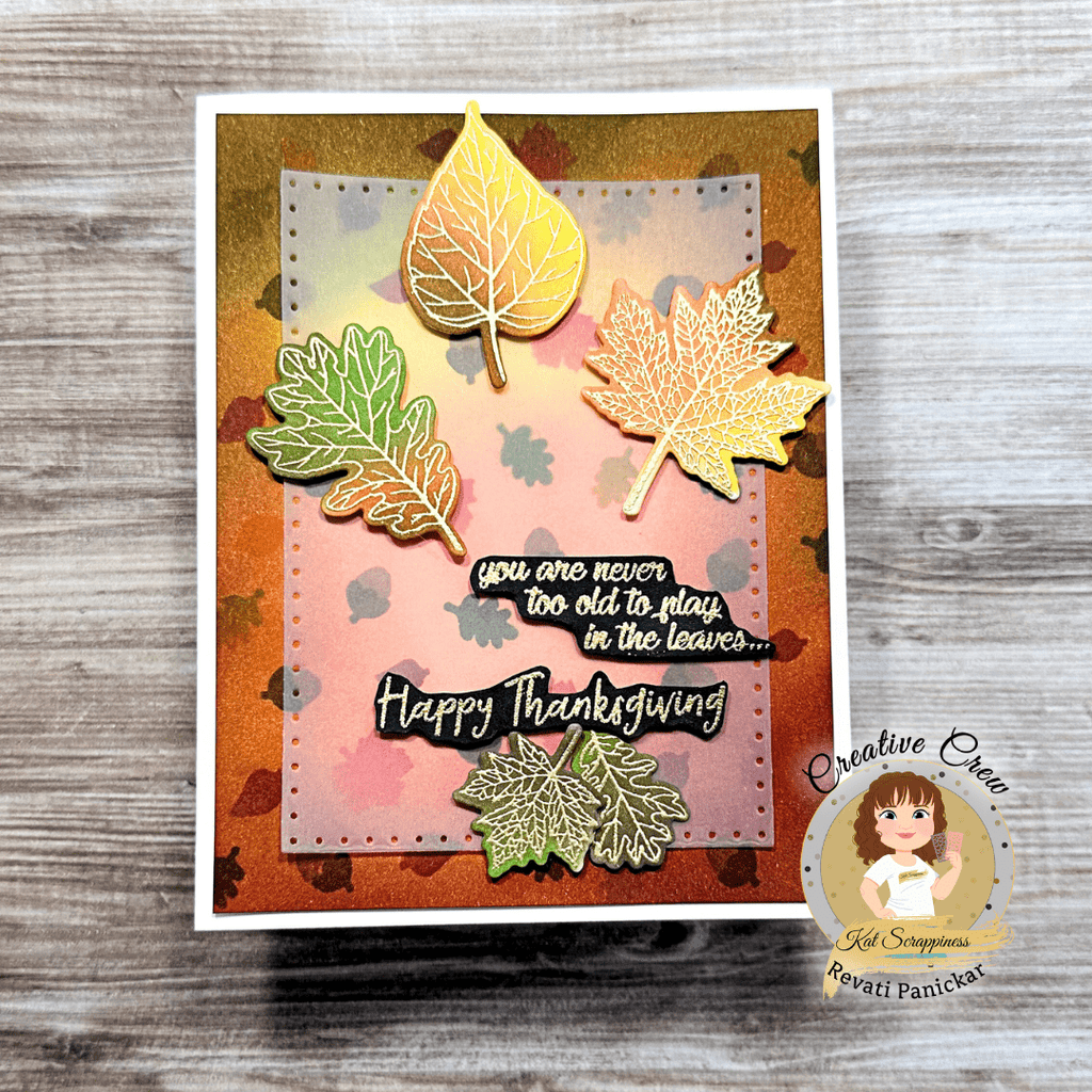 Layered Autumn Leaves Coordinating Craft Dies – Kat Scrappiness