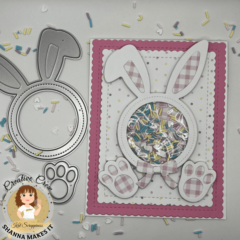 Easter Bunny Shaker Card Craft Dies – Kat Scrappiness