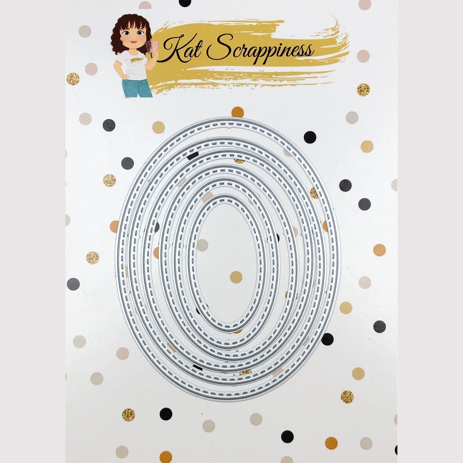Stitched Oval Craft Dies – Kat Scrappiness
