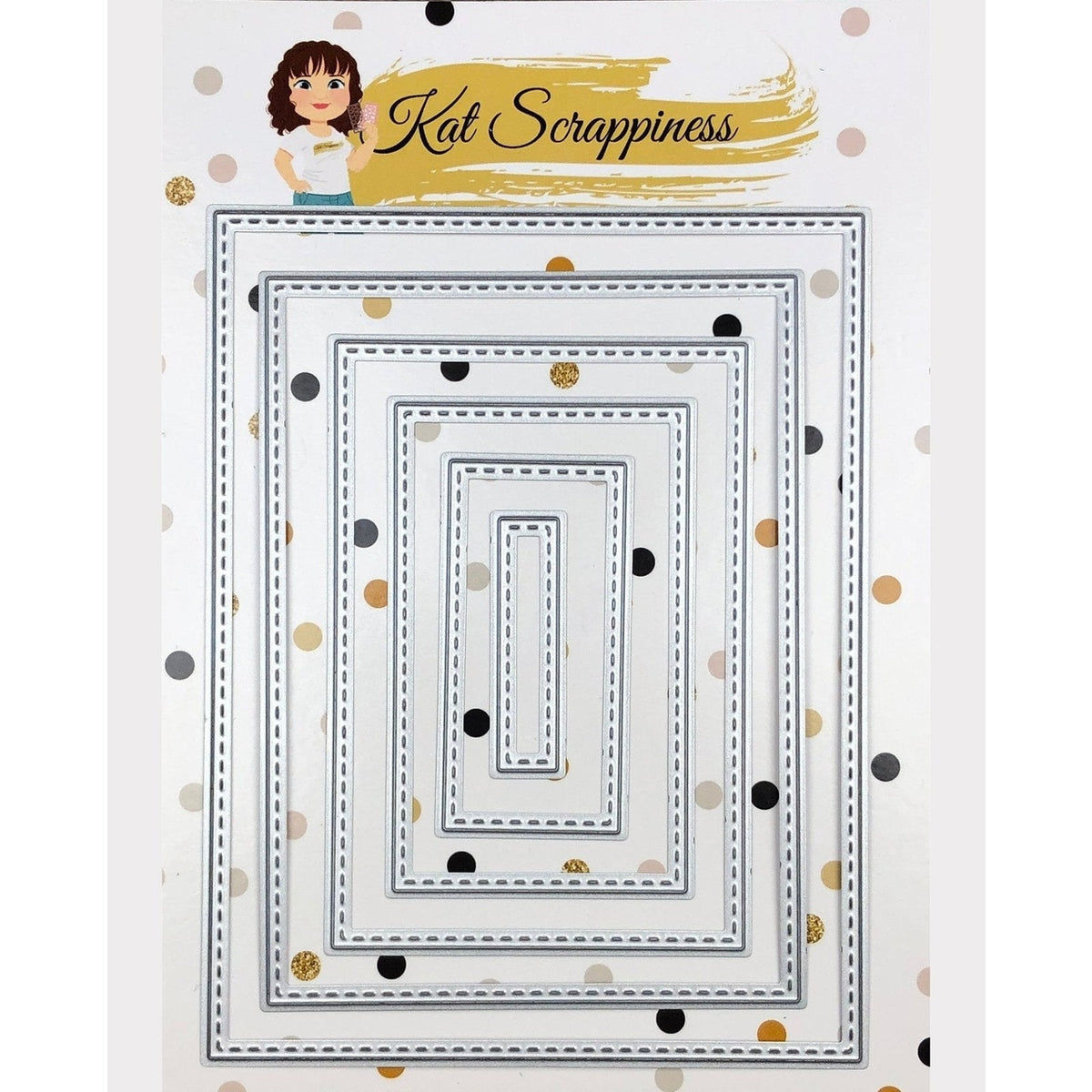 Stitched Rectangle Craft Dies – Kat Scrappiness