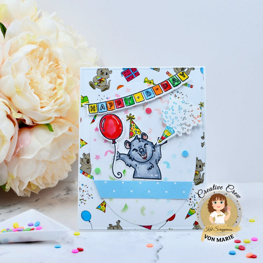 Birthday Quokka 6x6 Paper Pad – Kat Scrappiness