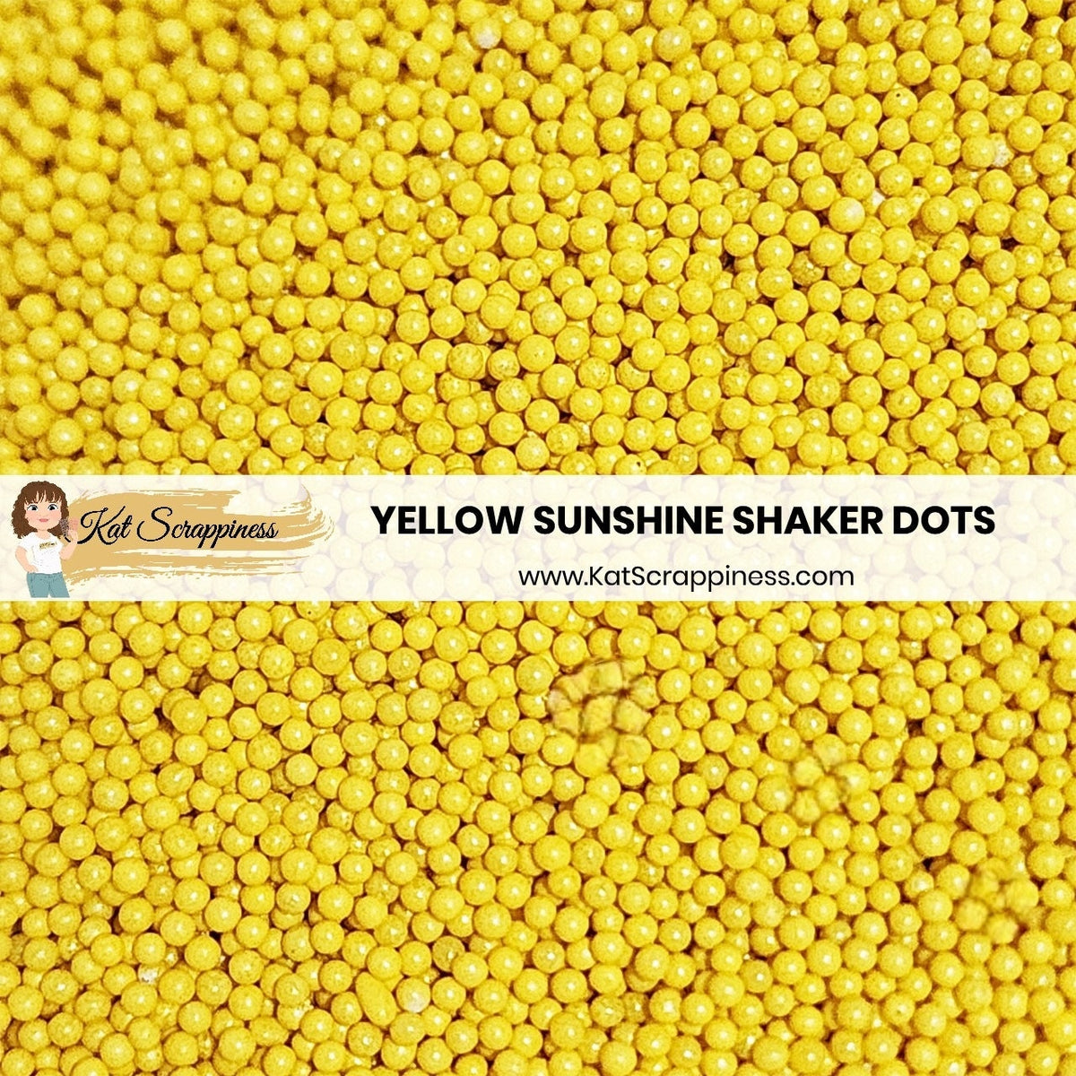 Yellow Sunshine Shaker Dots – Kat Scrappiness