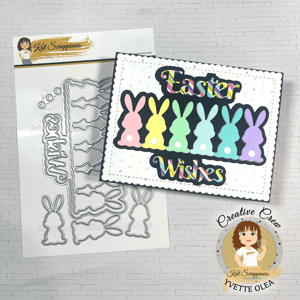 Easter Wishes and a Bushel of Bunnies Craft Dies – Kat Scrappiness