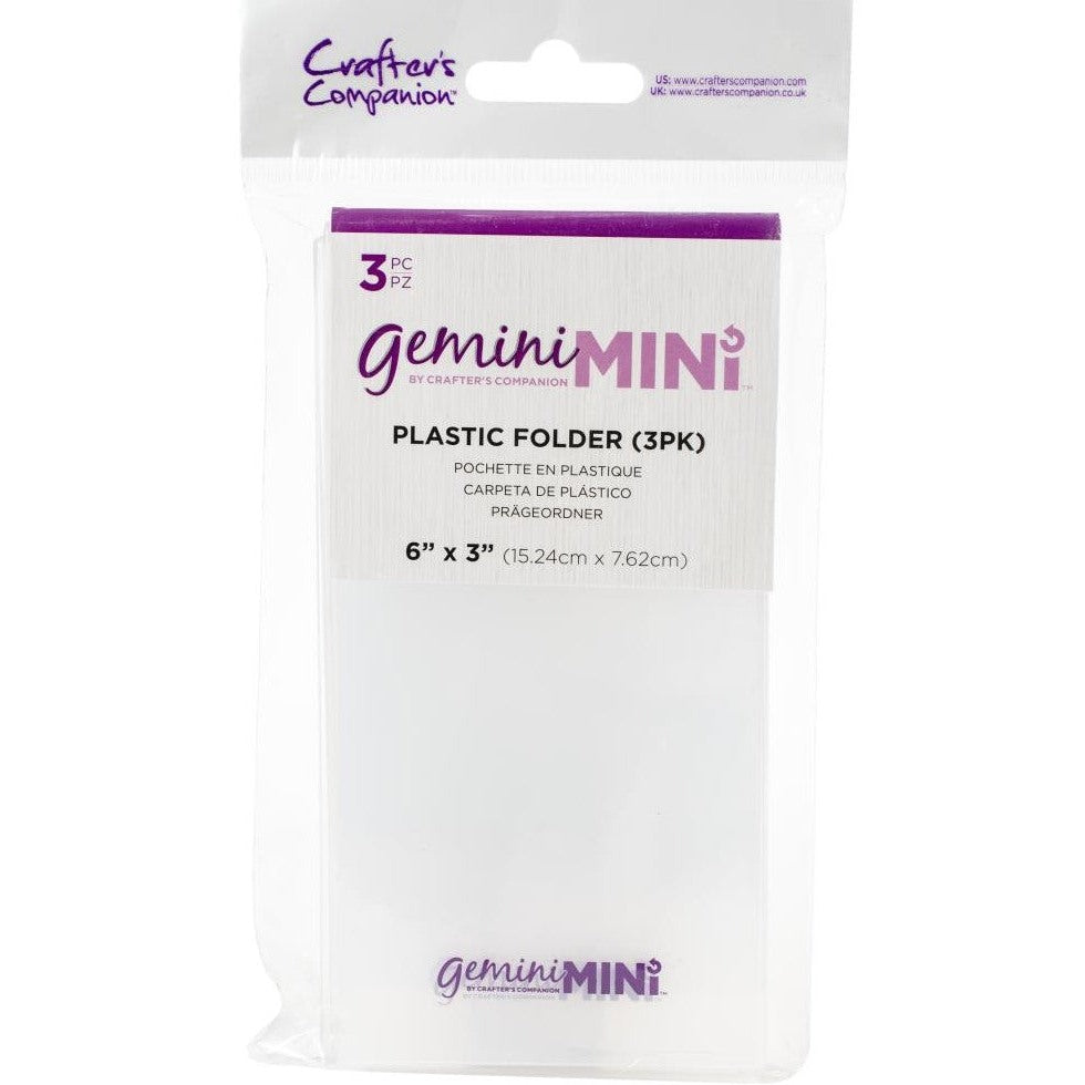 Gemini Mini Plastic Folder 6"X3" 3/Pkg – Kat Scrappiness