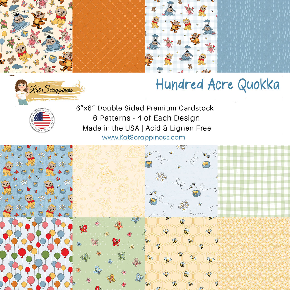 Hundred Acre Quokka 6x6 Paper Pack – Kat Scrappiness