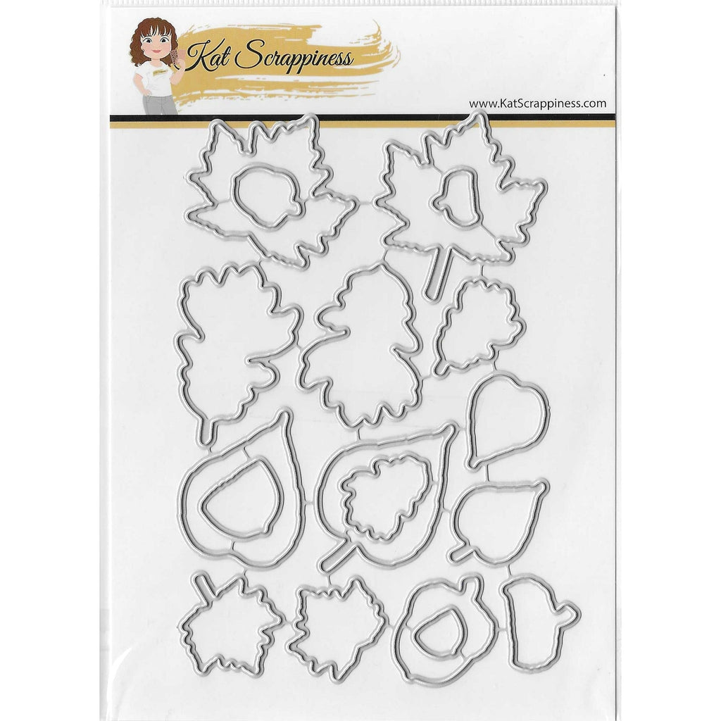 Layered Autumn Leaves Coordinating Craft Dies – Kat Scrappiness