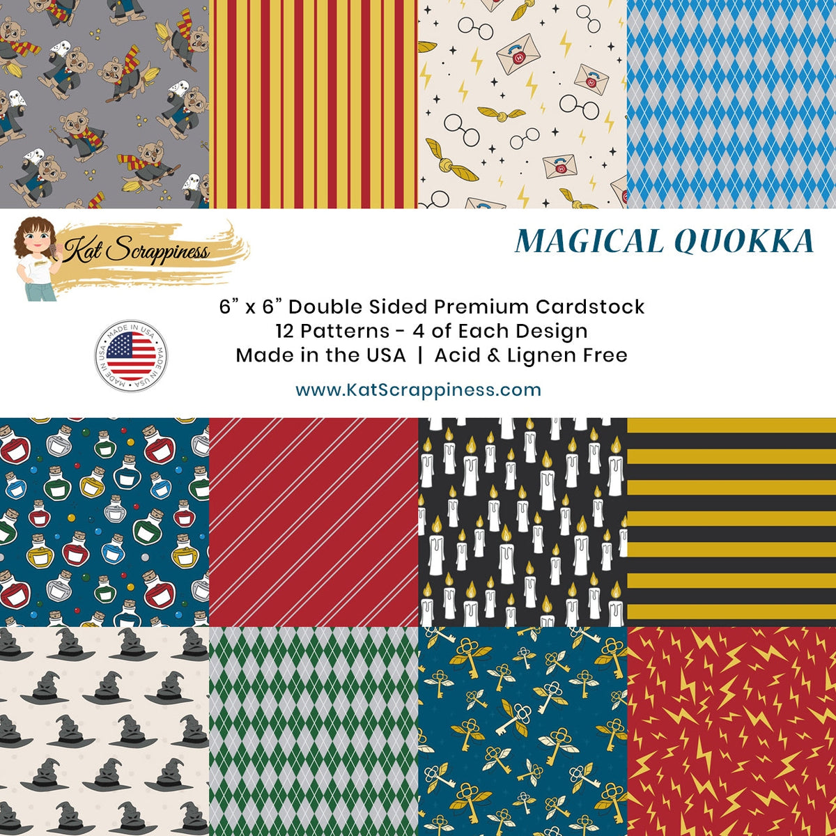 Magical Quokka 6x6 Paper Pad – Kat Scrappiness