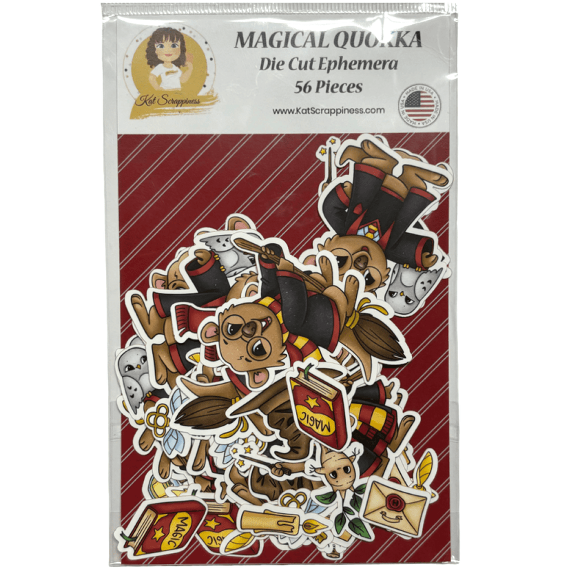 Magical Quokka Ephemera Pack - 56pc – Kat Scrappiness