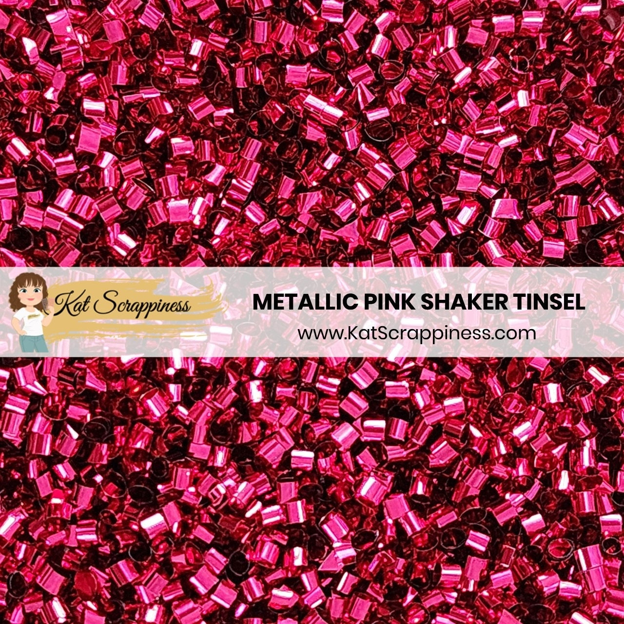 Metallic Hot Pink Shaker Tinsel - New Release! – Kat Scrappiness