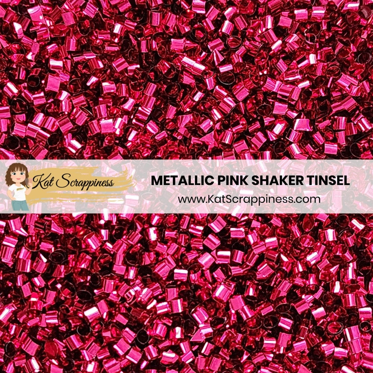 Metallic Hot Pink Shaker Tinsel – Kat Scrappiness
