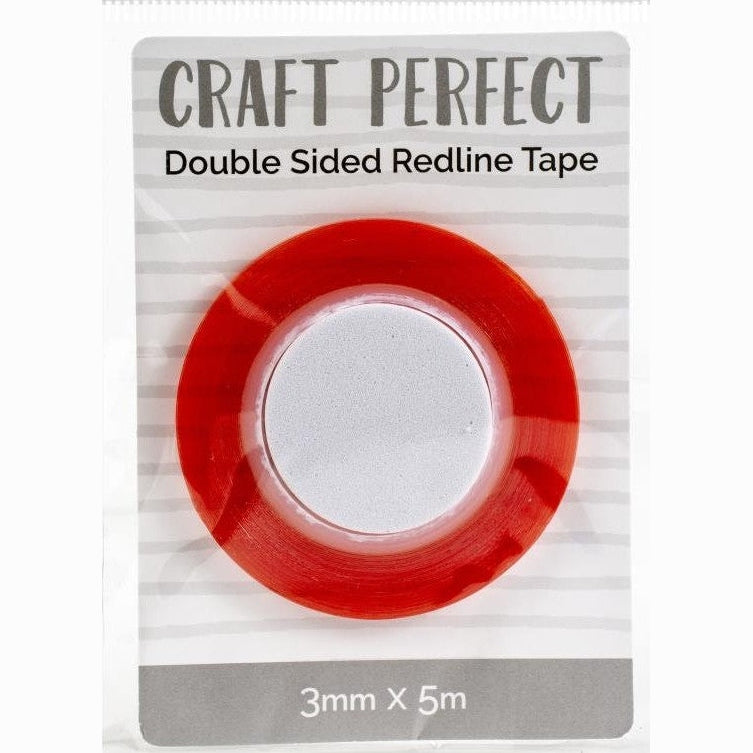 Craft Perfect Red Line Tape 3mm - Clear 9734E – Kat Scrappiness