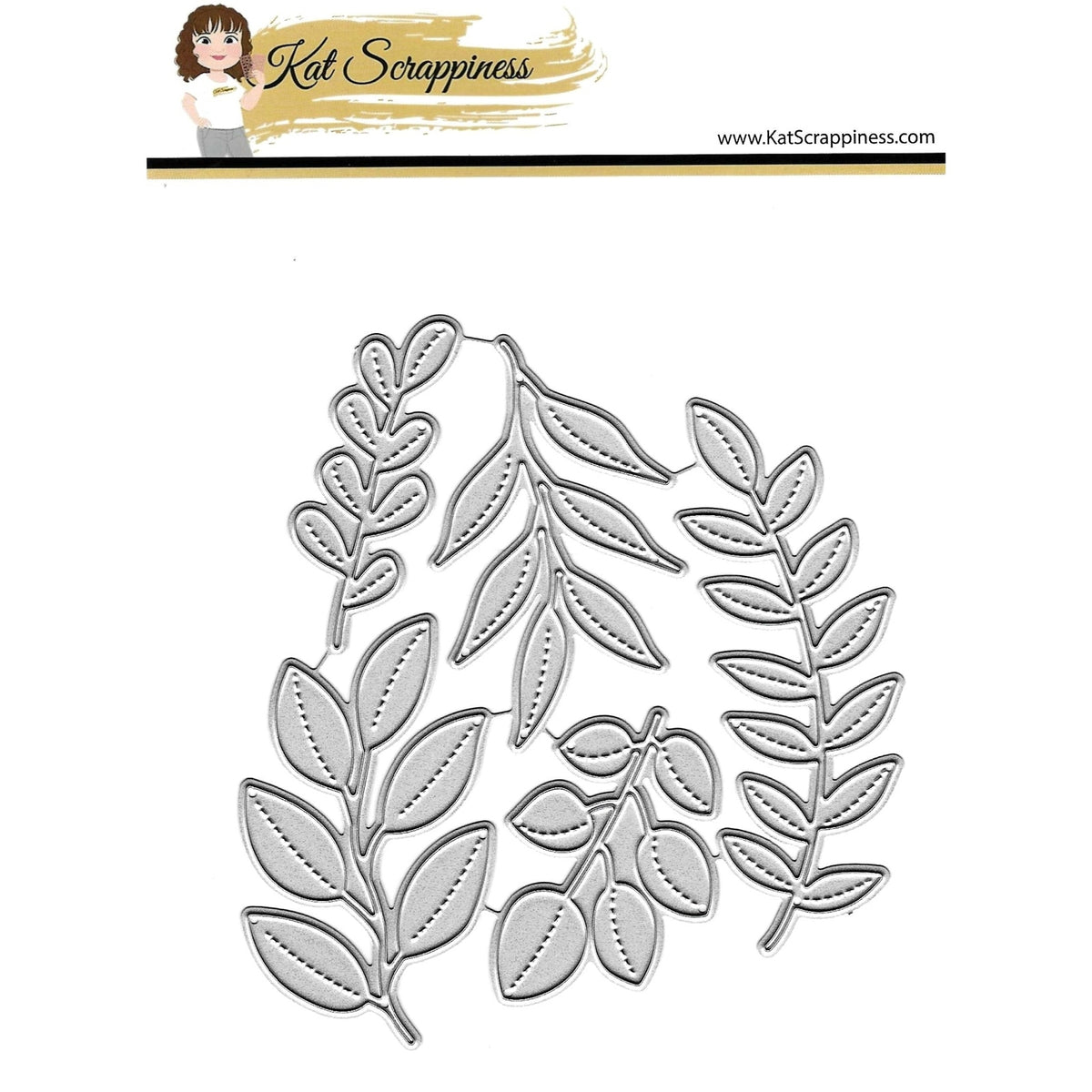 Stitched Foliage Craft Dies – Kat Scrappiness
