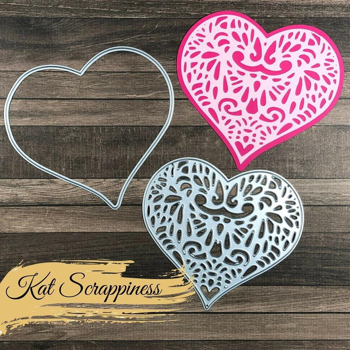 Lacy Layered Heart Craft Dies – Kat Scrappiness