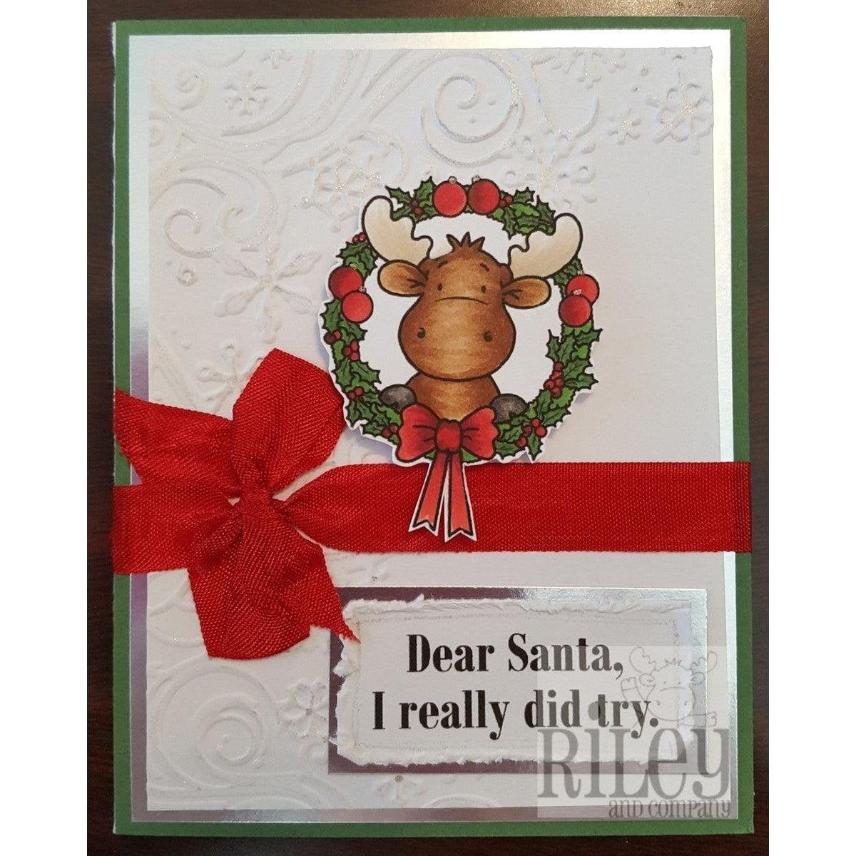 Dear Santa, I Tried Cling Stamp by Riley & Co. – Kat Scrappiness