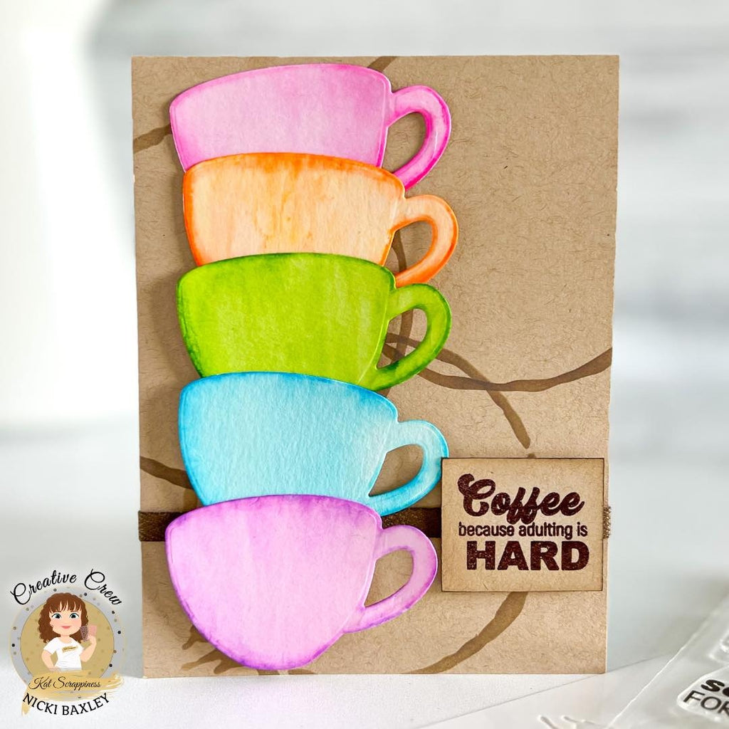 Coffee Splatter 6x6 Stencil – Kat Scrappiness