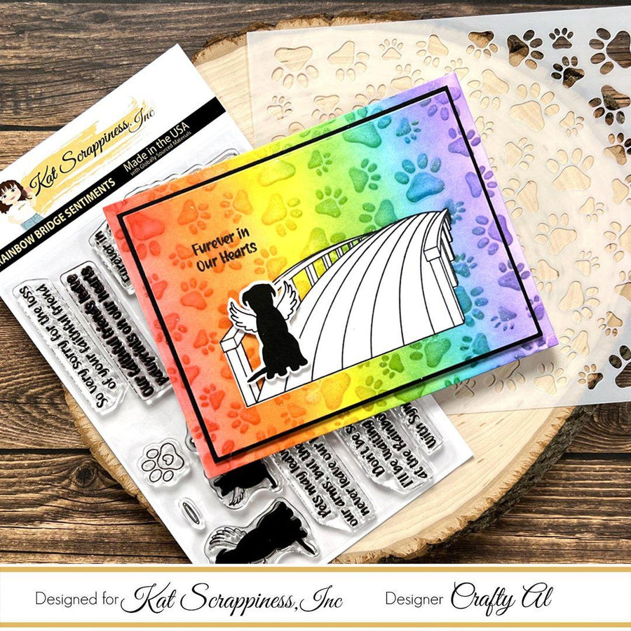 Rainbow Bridge Stamp Set – Kat Scrappiness