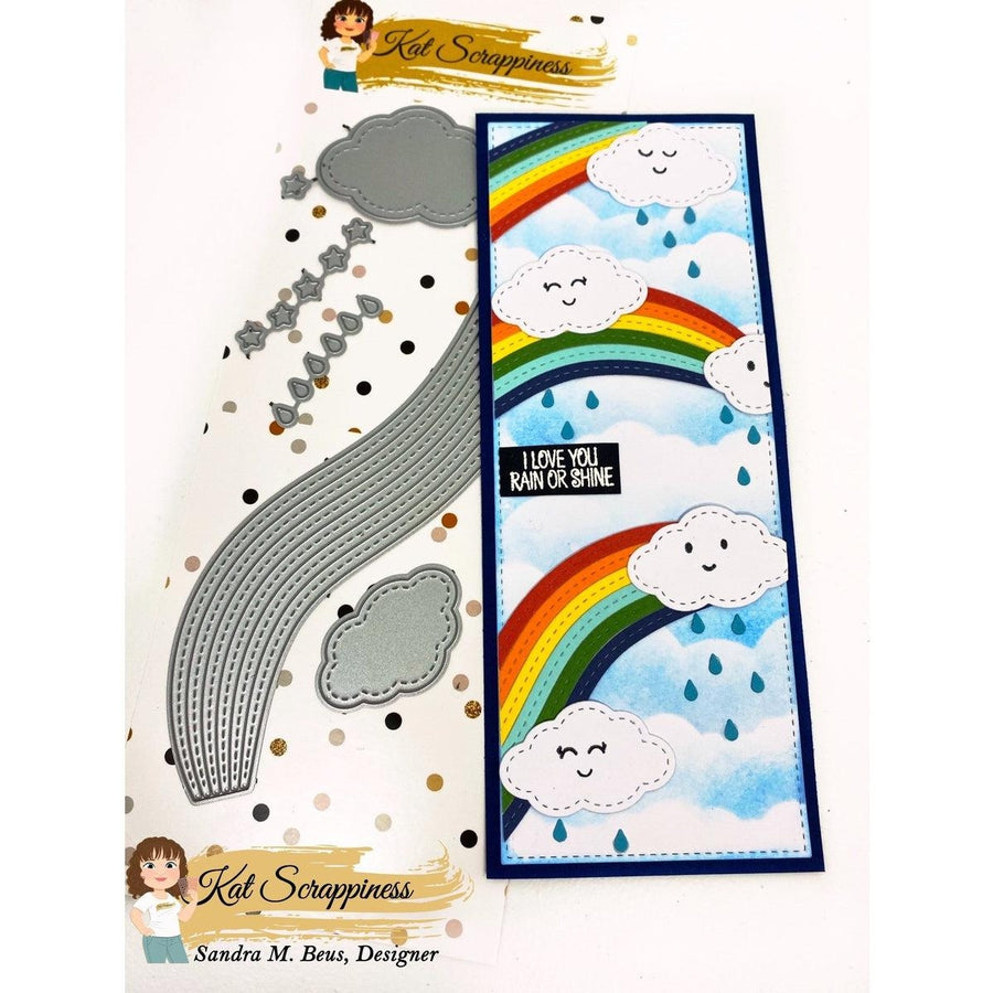 Slimline Rainbow Die Set - CLEARANCE! – Kat Scrappiness