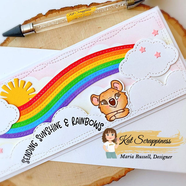 Slimline Rainbow Die Set - CLEARANCE! – Kat Scrappiness
