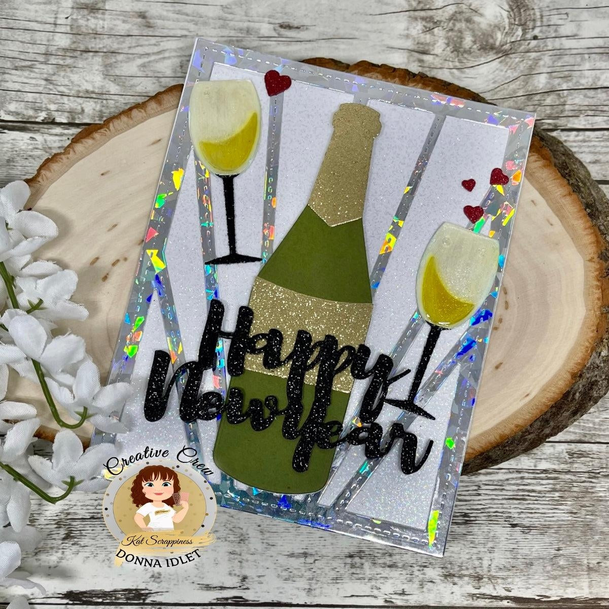 Pop The Bubbly Craft Dies - Kat Scrappiness
