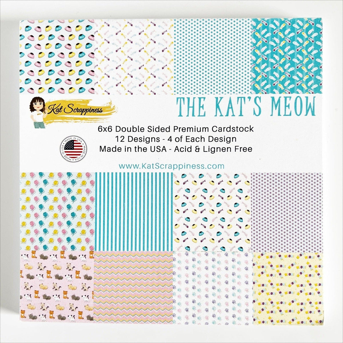 The Kats Meow 6x6 Paper Pad – Kat Scrappiness