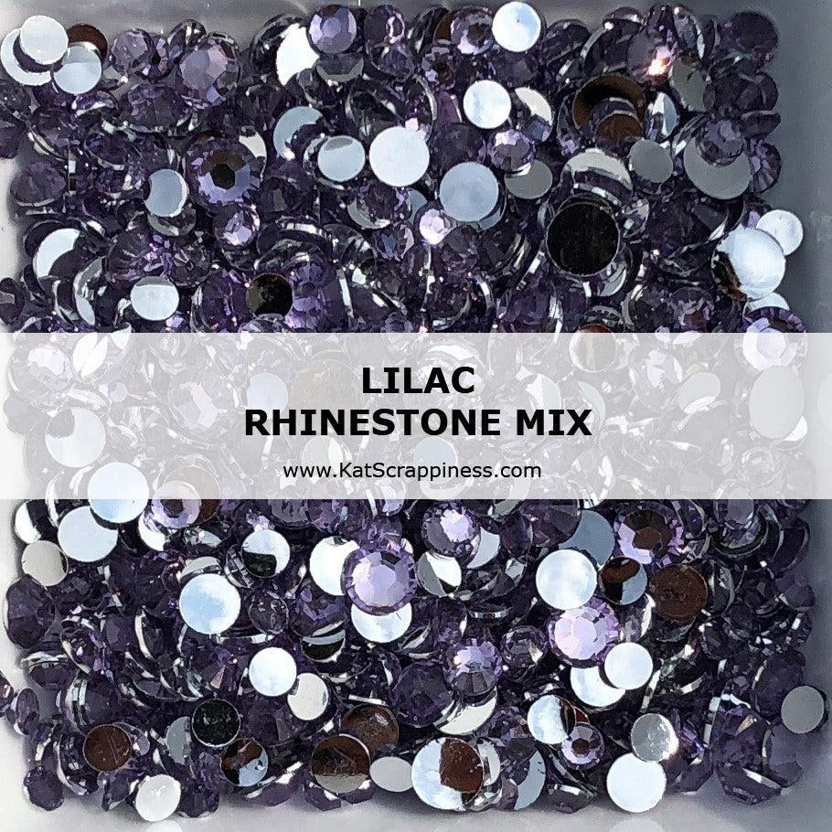 Lilac Rhinestone Mix - Kat Scrappiness
