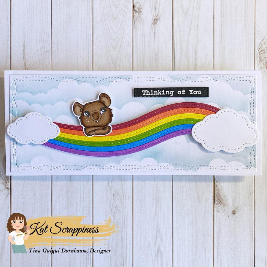 Slimline Rainbow Die Set - CLEARANCE! – Kat Scrappiness