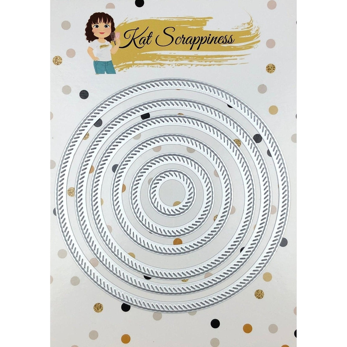 Stitched Rope Nested Circle Craft Dies – Kat Scrappiness