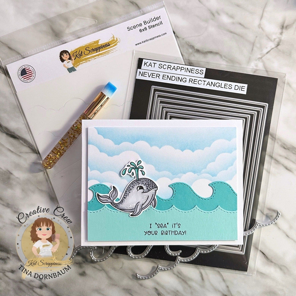 Scene Builder 6x6 Stencil – Kat Scrappiness