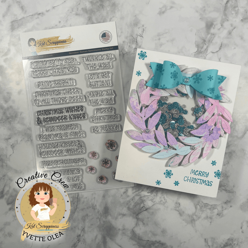 Reindeer Games Sentiments Stamp Set - Kat Scrappiness