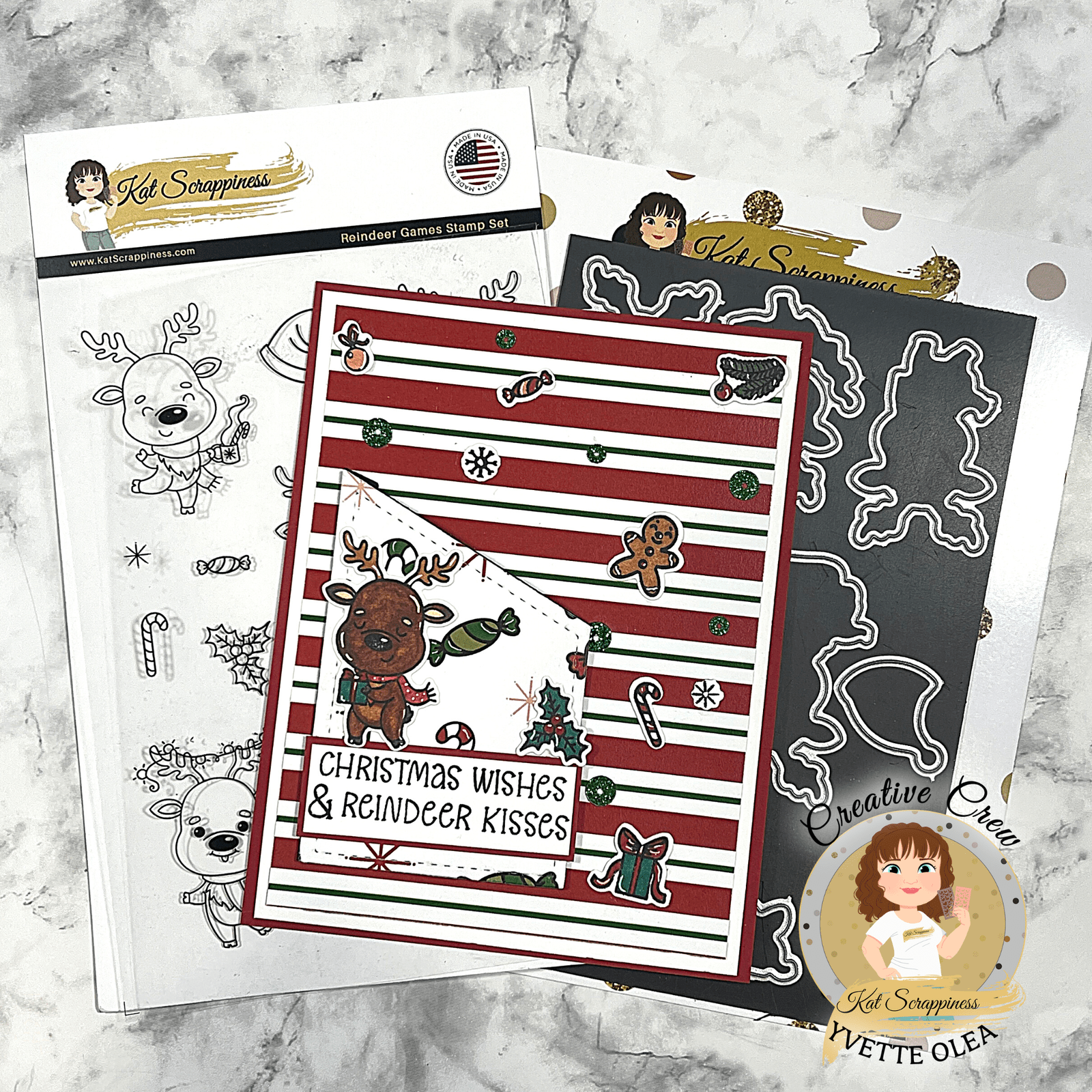 Reindeer Games Stamp Set - Kat Scrappiness