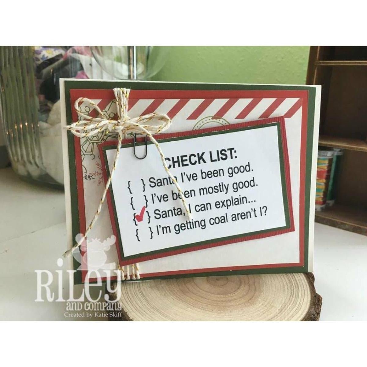 Check List Stamp by Riley & Co – Kat Scrappiness