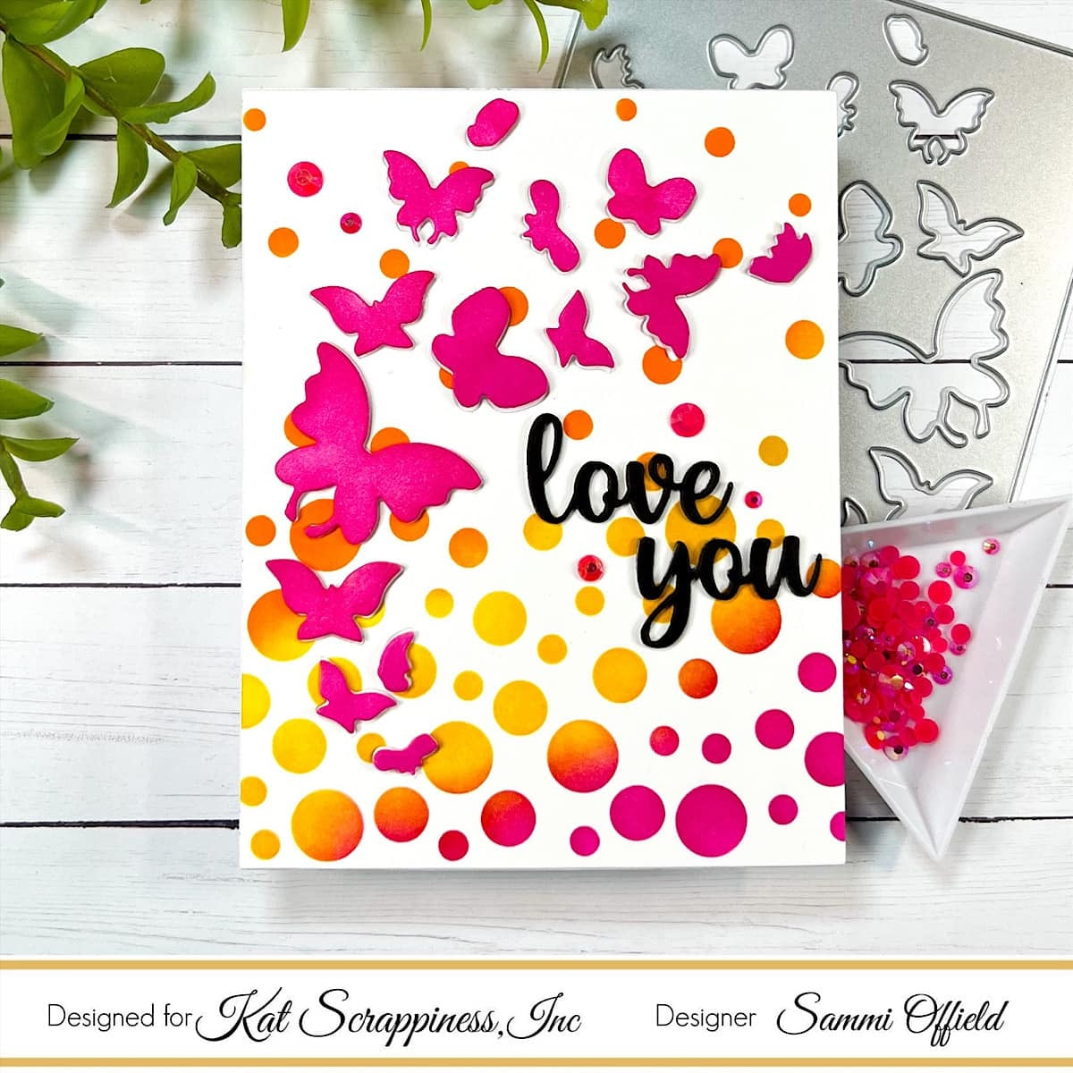 Floating Dots 6x6 Stencil - Kat Scrappiness