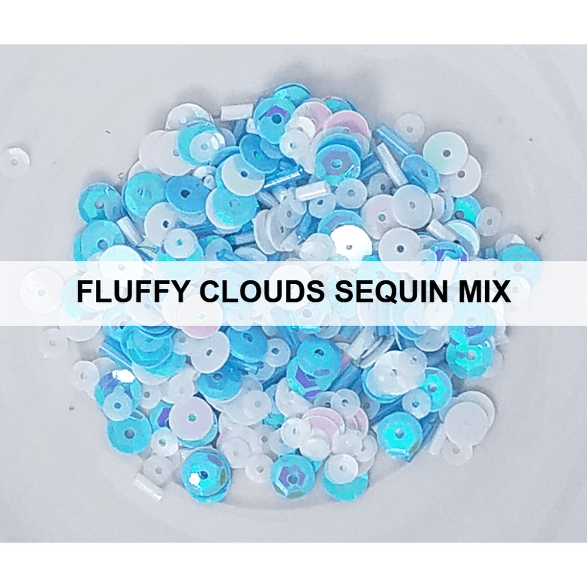 Fluffy Clouds Sequin Mix – Kat Scrappiness