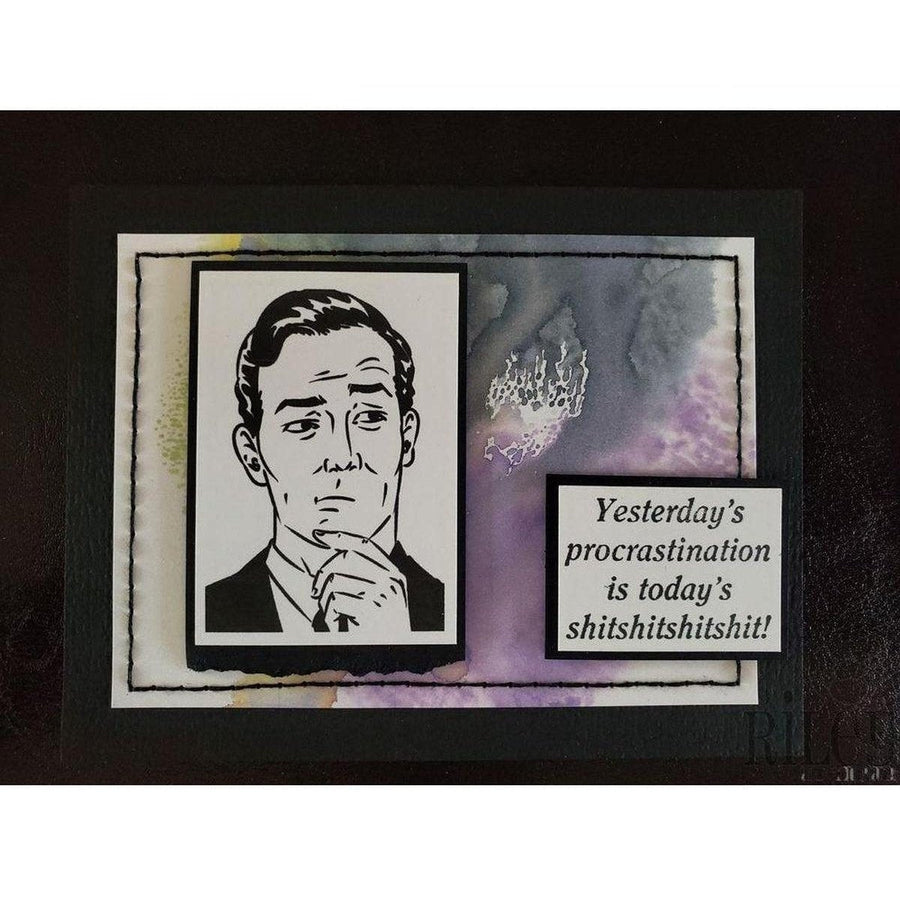 Yesterday's Procrastination Cling Stamp by Riley & Co – Kat Scrappiness