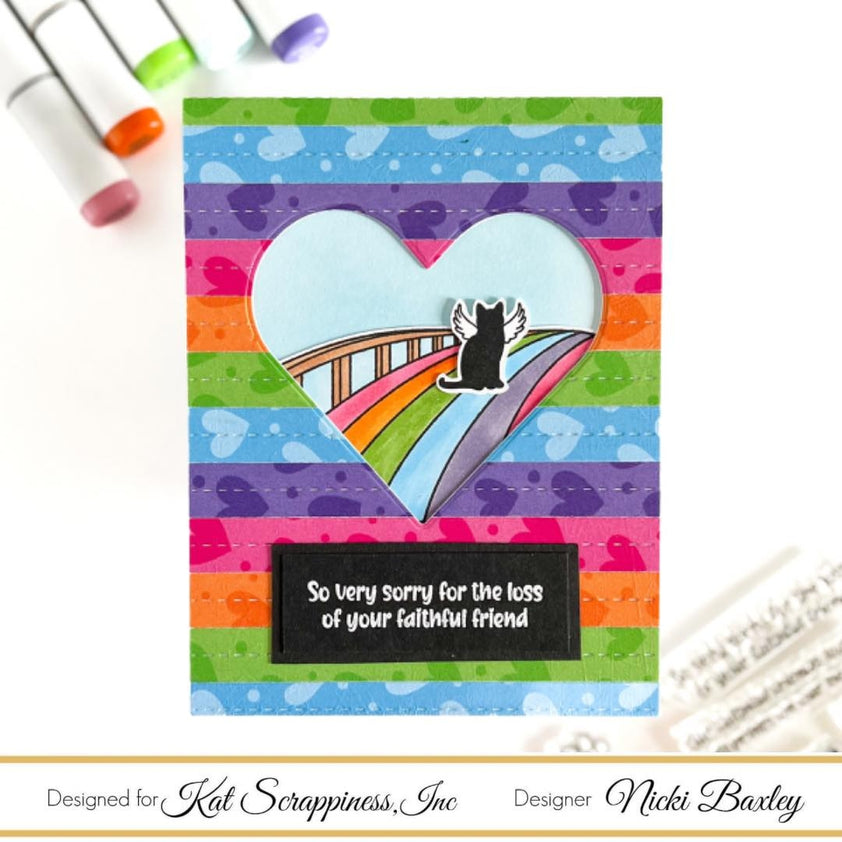 Rainbow Bridge Stamp Set – Kat Scrappiness