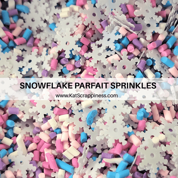Snowflake Parfait Sprinkle Mix - Kat Scrappiness